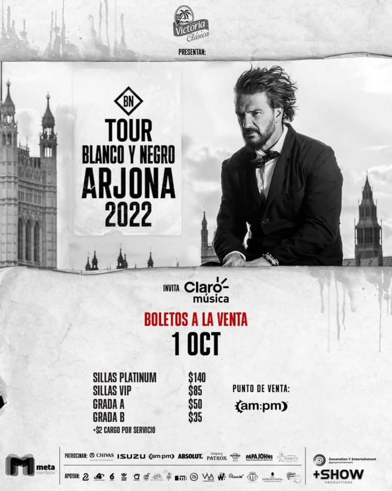 ¡La espera terminó! Ya están a la venta los boletos para el concierto de Ricardo Arjona - Diario ...